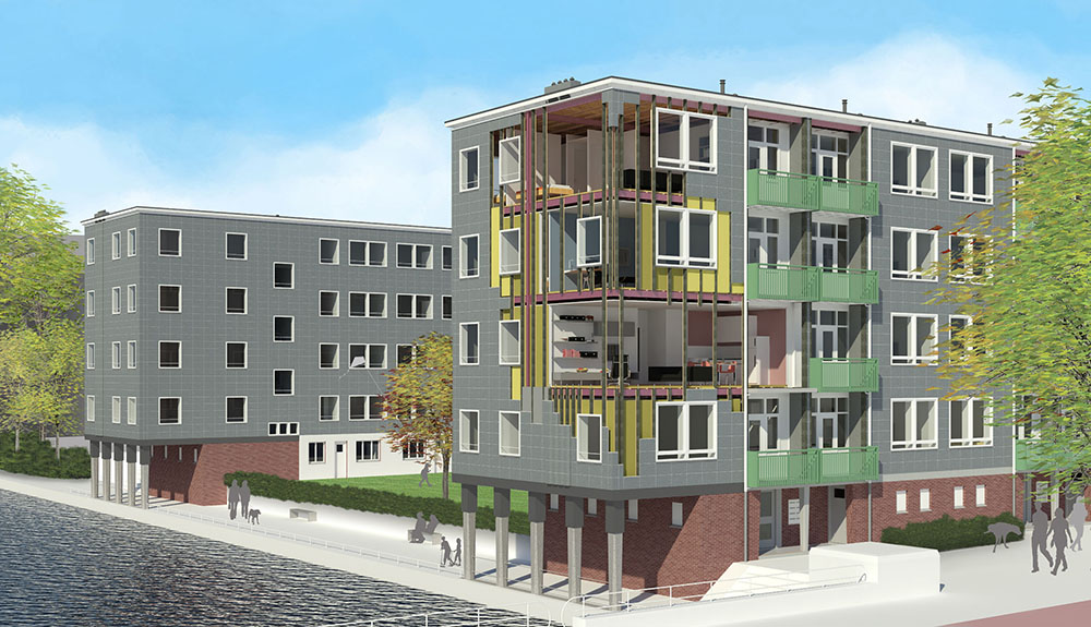 Airey woningen – Amsterdam – Verkerk BouwSupport
